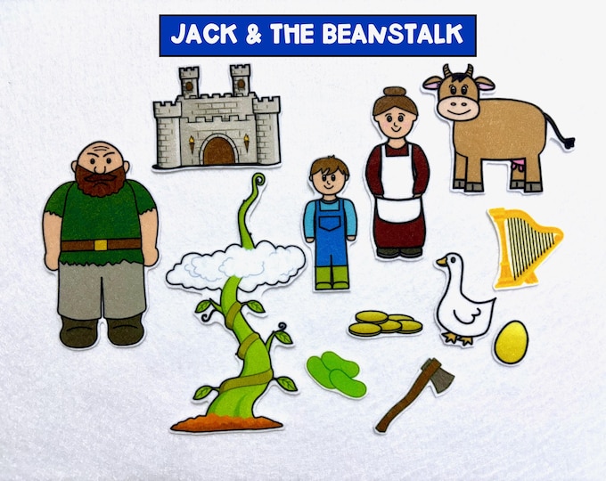 Jack and the Beanstalk Giant Felt Story/flannel Board/creative Play ...