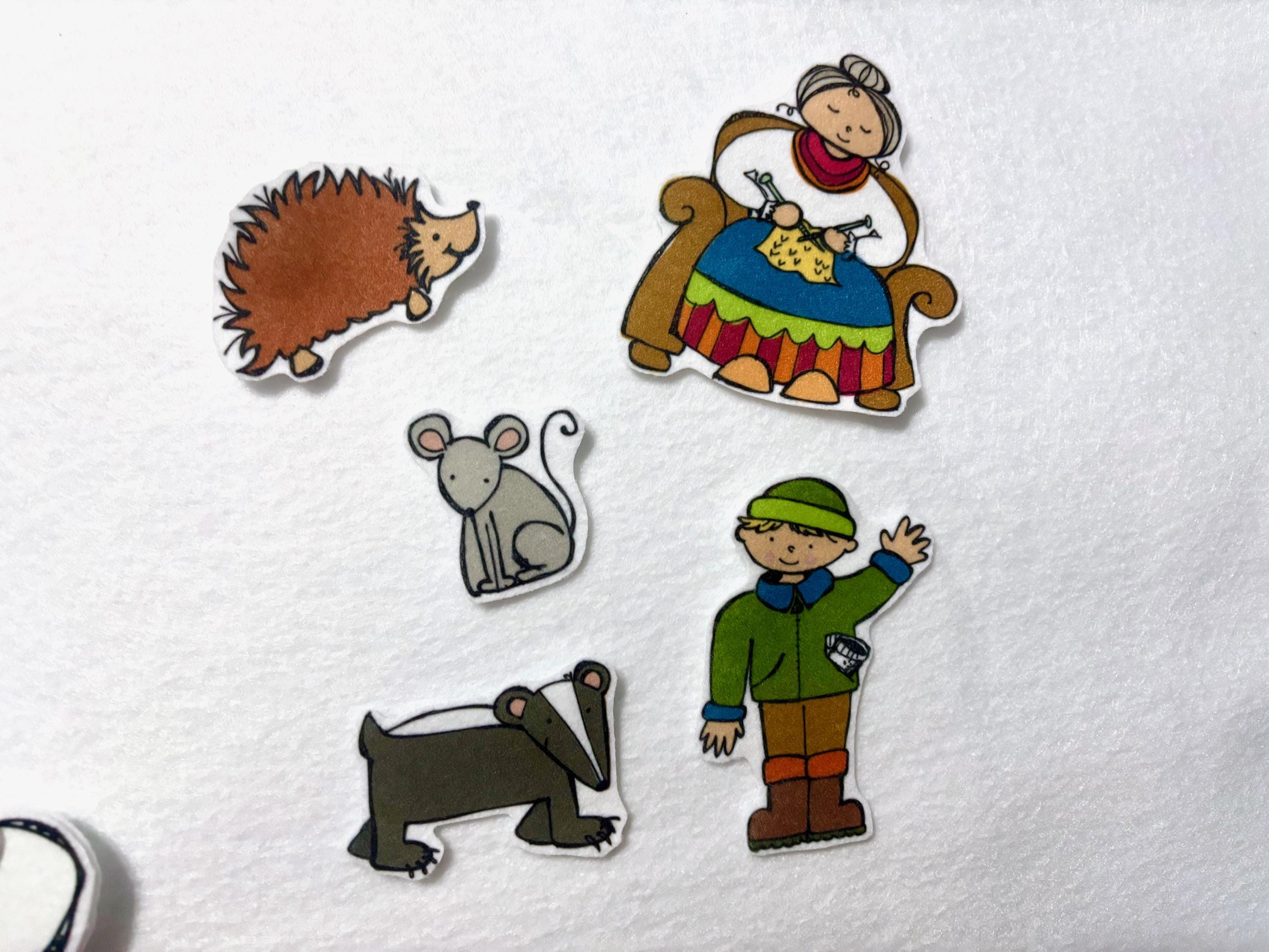 The Mitten Felt Board Story: Winter Animals, Story Retelling, Ages 3 ...