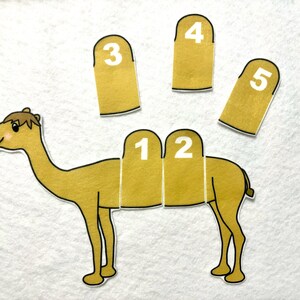 Sally the Camel Felt Board Story: Speech Therapy, Preschool Toy - Etsy