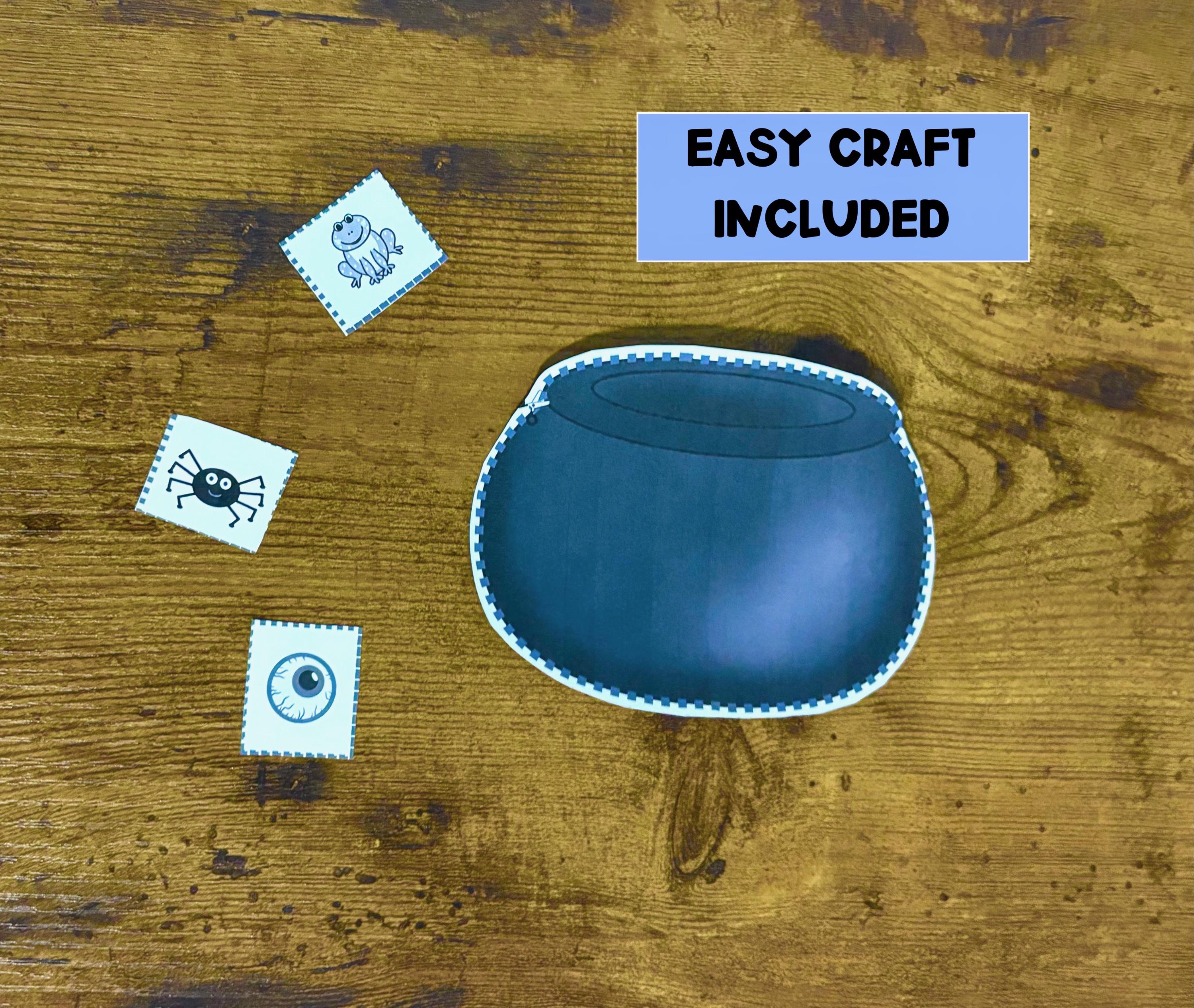 Witches Brew Writing Activity - Halloween - Kindergarten - TK - First ...