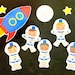 Five Little Astronauts Felt Stories - Speech Therapy Activity - 5 ...