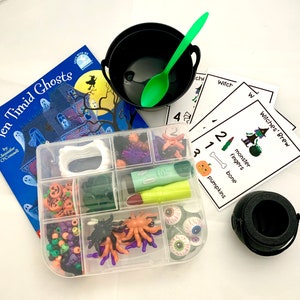 Halloween Sensory Kit Halloween Witches Brew Busy Box fall Craftivity ...