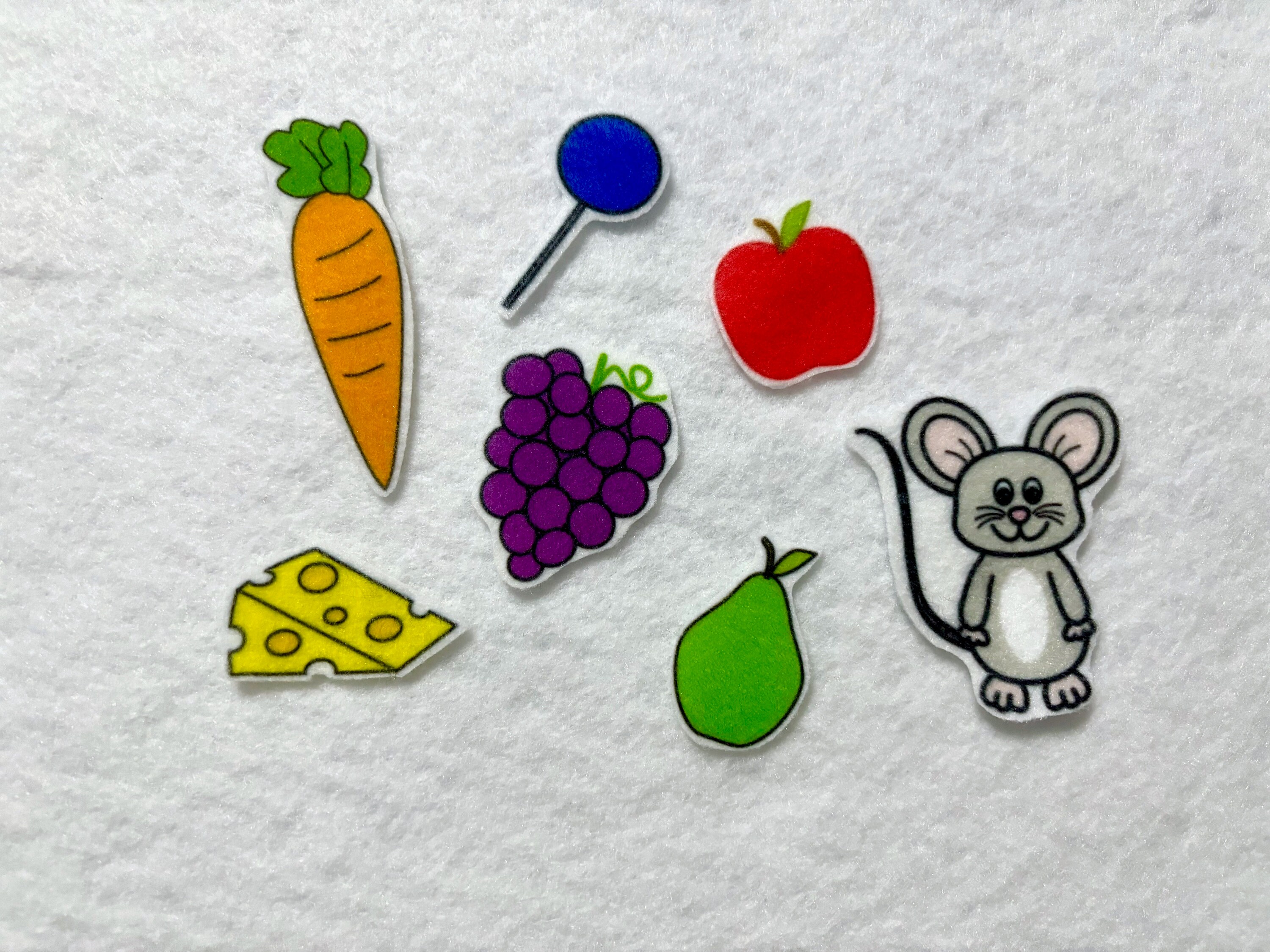 Felt Little Mouse House Game: Color Matching, Speech Therapy Activity ...