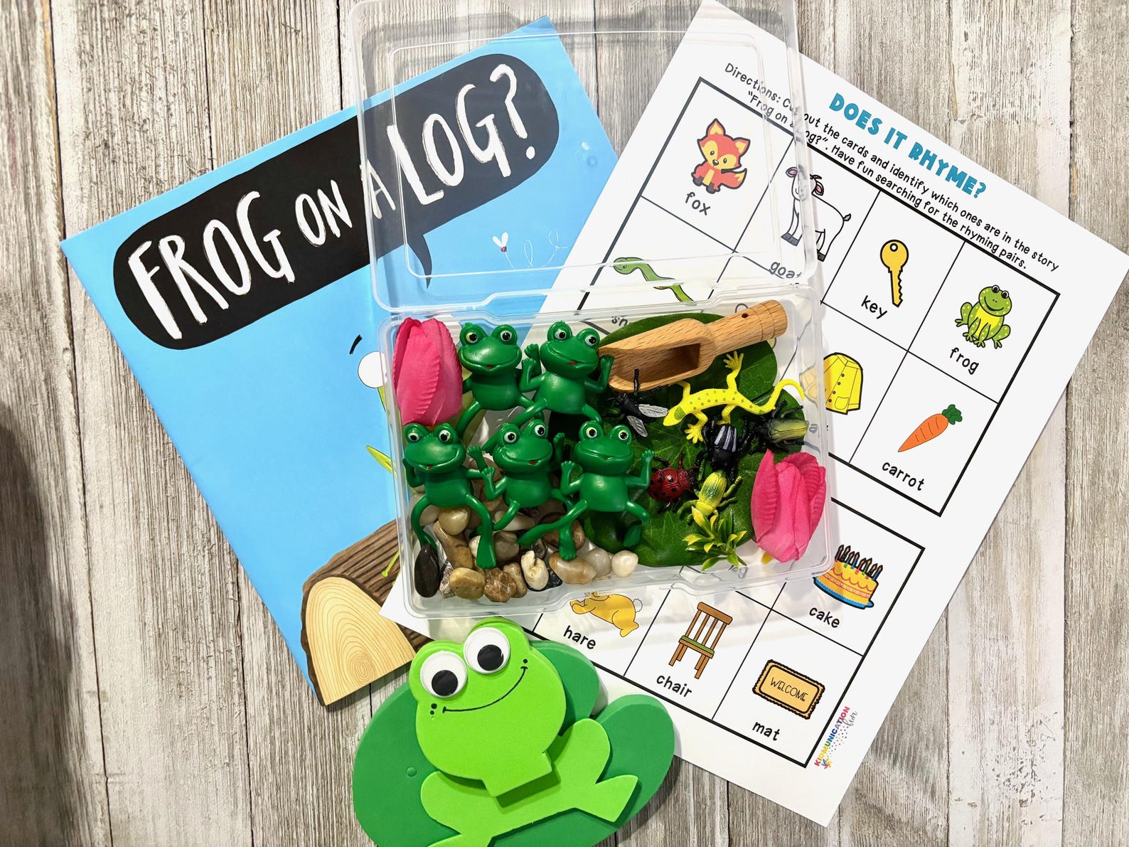 Frog Sensory Kit: Five Speckled Frogs, Water Play, Counting 1-5, Spring ...