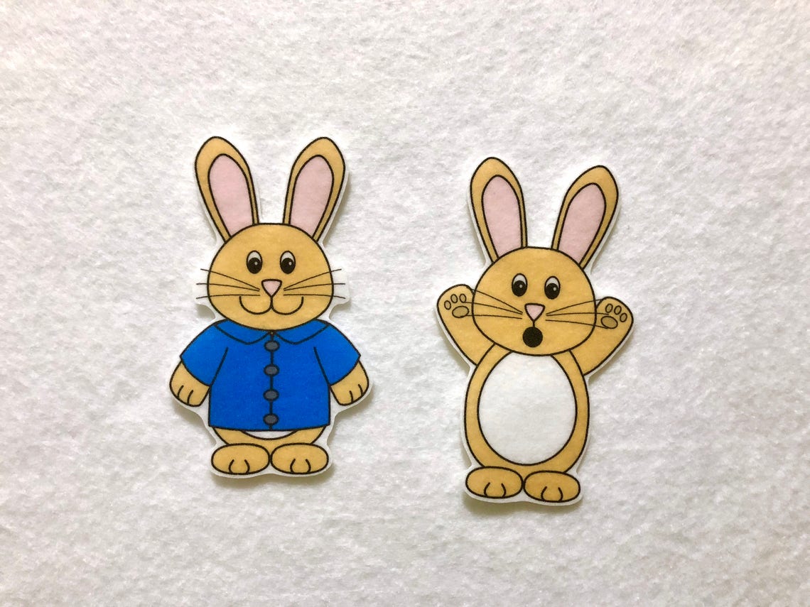 Rabbits Tale Peter Rabbit Felt Story Flannel Board Story | Etsy
