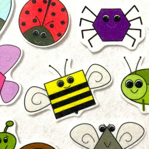 Bug Shape Felt Stories - Speech Therapy Activity - Preschool Activity ...