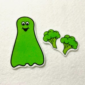 Chocolate Chip Ghost Felt Story - Halloween Flannel Story - Color ...