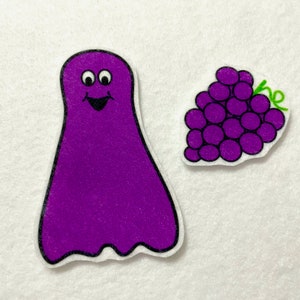 Chocolate Chip Ghost Felt Story - Halloween Flannel Story - Color ...