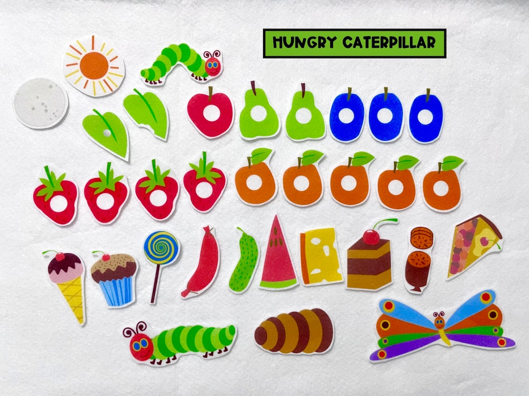 Hungry Caterpillar Felt Board Stories - Flannel Board - Speech Therapy ...