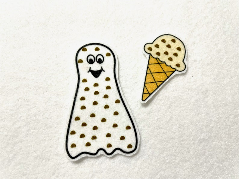 Chocolate Chip Ghost Felt Story: Halloween Flannel Board Set - Etsy
