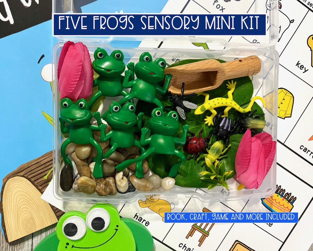 Frog Sensory Kit: Five Speckled Frogs, Water Play, Counting 1-5, Spring ...