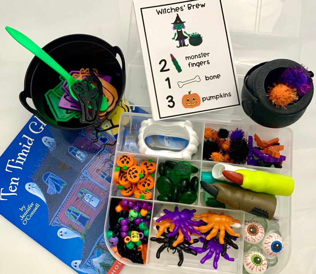 Halloween Sensory Kit Halloween Witches Brew Busy Box fall Craftivity ...