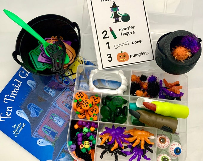 Spooky Sensory Bin Kit Halloween Sensory Kit Halloween Sensory Filler ...