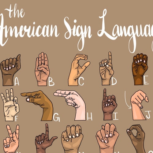 American Sign Language ASL Digital Download ONLY - Etsy Australia