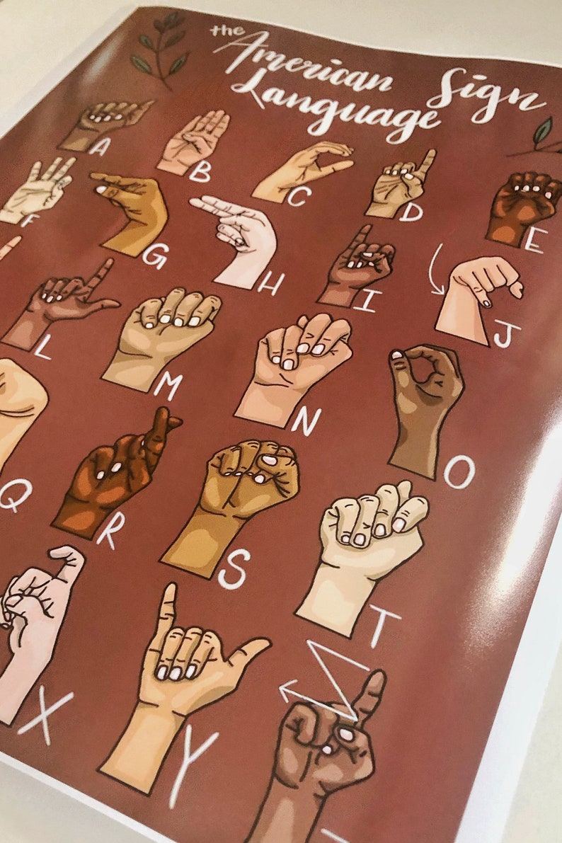 American Sign Language ASL Version 2 Digital Download - Etsy