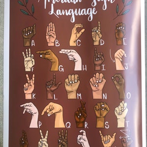 American Sign Language ASL Version 2 Digital Download - Etsy