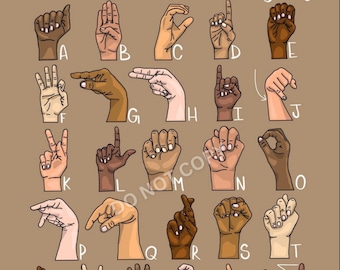 American Sign Language ASL Version 2 Digital Download - Etsy