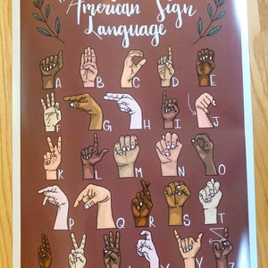 American Sign Language ASL Version 2 Digital Download - Etsy