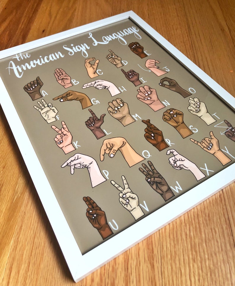 American Sign Language ASL Digital Download ONLY - Etsy Australia