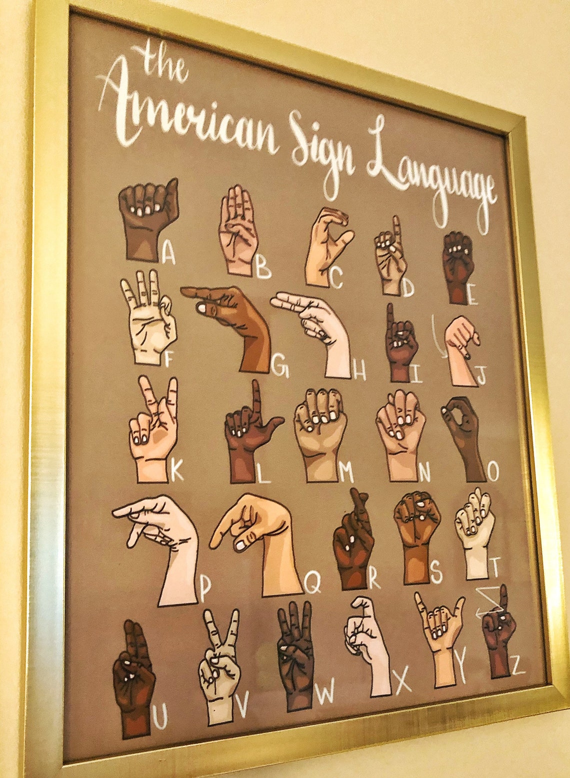 American Sign Language ASL Digital Download ONLY - Etsy UK