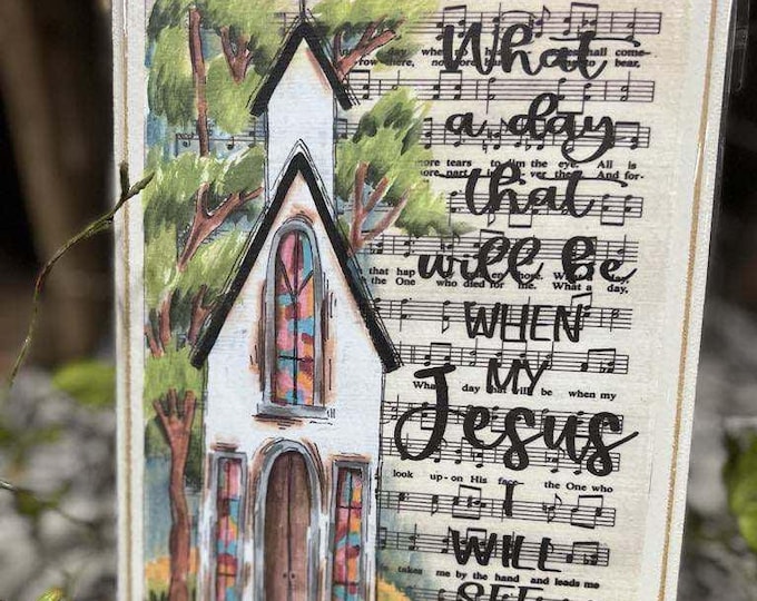 What a Day That Will Be, Sympathy Gift, Christian Gift, Hymn Page Hand ...
