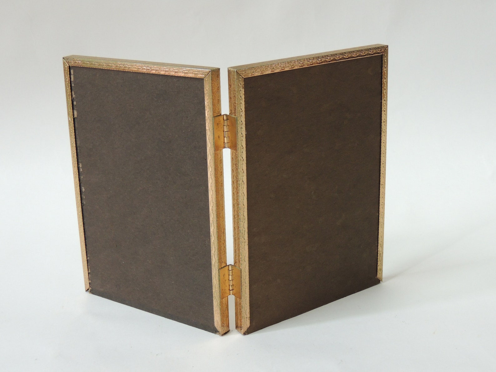 Vintage Bi Fold Metal Frame, Double Hinged Picture Frame, 5x7 - Etsy