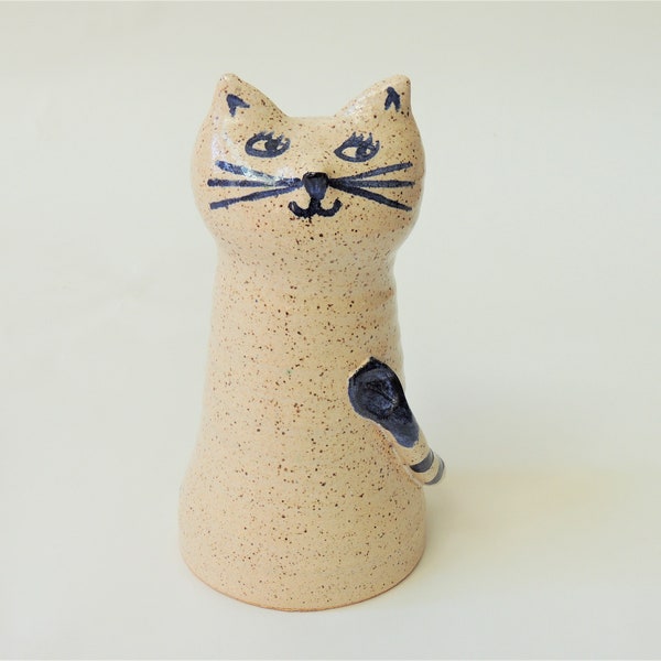 Pottery Cat - Etsy