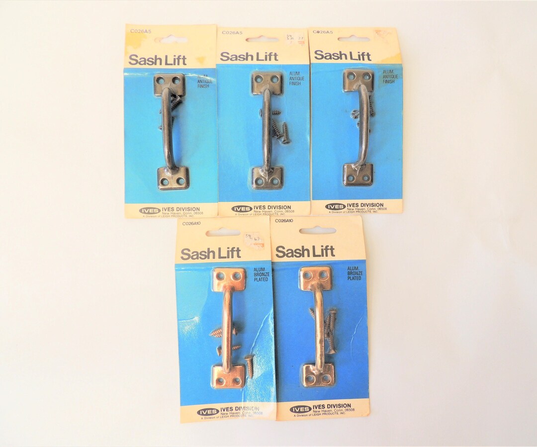Vintage Window Sash Lift Handle, Ives Hardware NOS, Cabinet or Door ...
