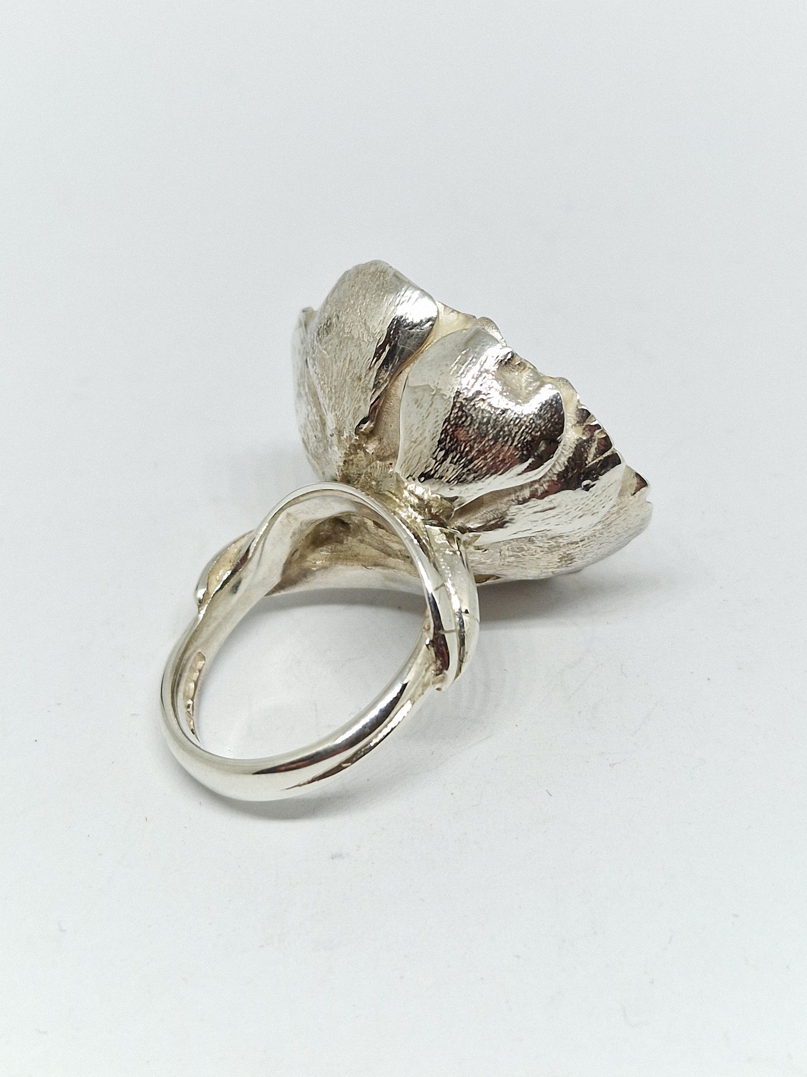 Flower Ring, Carnation Ring Hand Made From Sterling Silver - Etsy