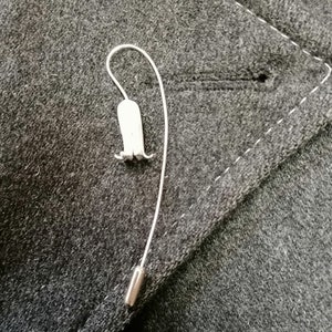Bluebell Pin Hand Made From Sterling Silver - Etsy