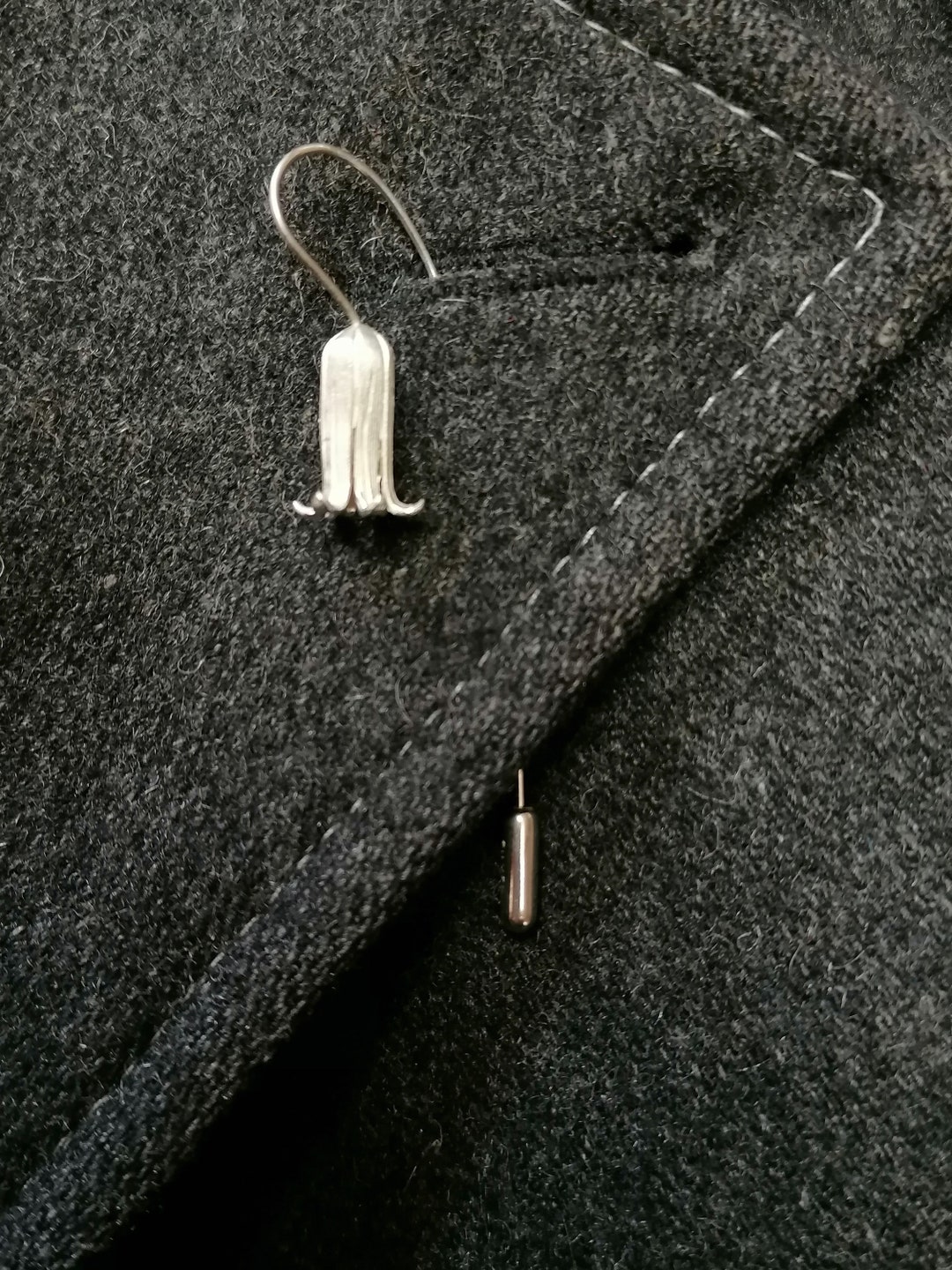 Bluebell Pin Hand Made From Sterling Silver - Etsy