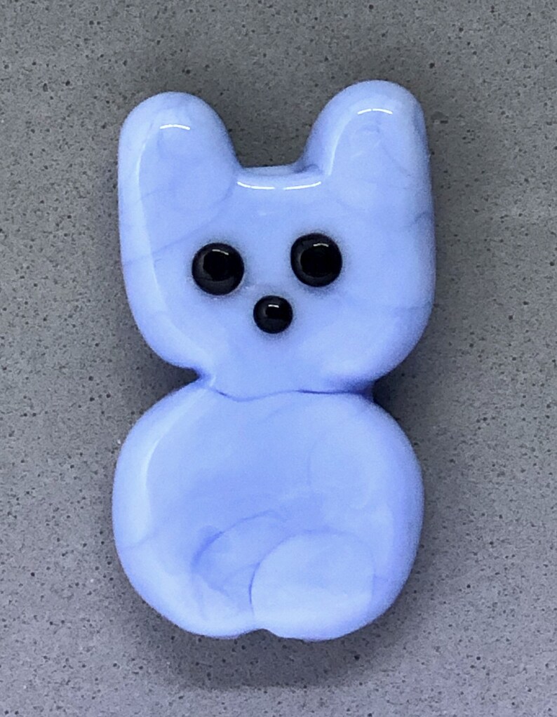 Lampwork-bonny Blue Peep - Etsy