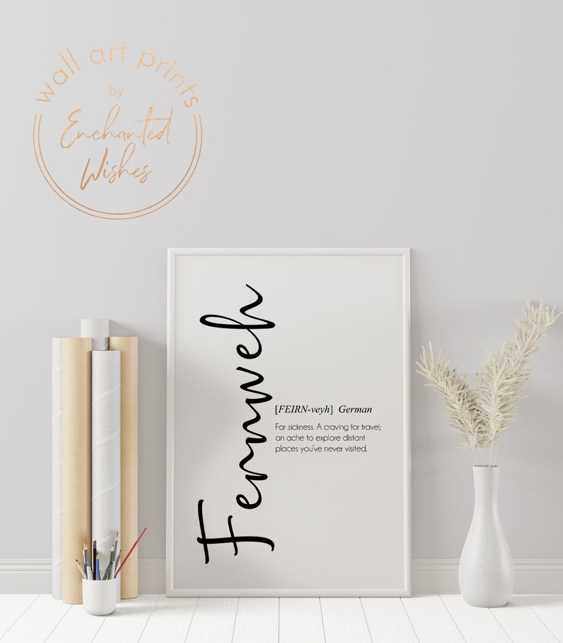 Word Definition Prints Beautiful Word Meaning Wall Art - Etsy