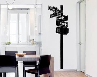 Street sign decal | Etsy