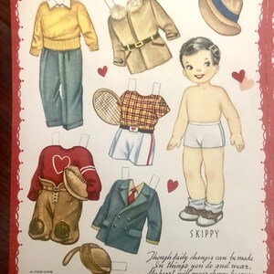 A-MERI-CARD VALENTINE Cut-out Book Paper Dolls T-5611 Pg333 - Etsy