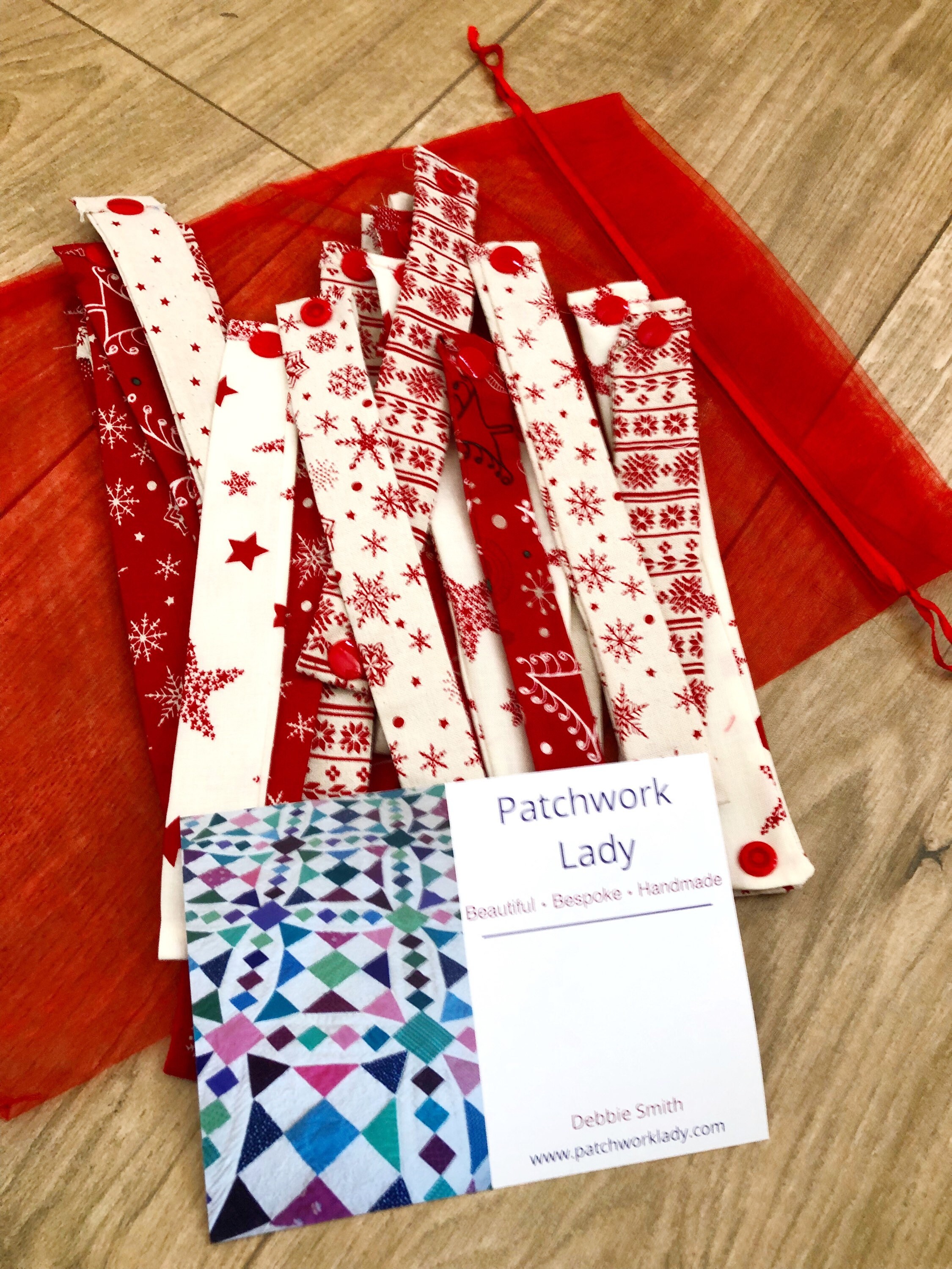 Scandi Fabric 'paper' Chains Christmas Decoration for - Etsy UK