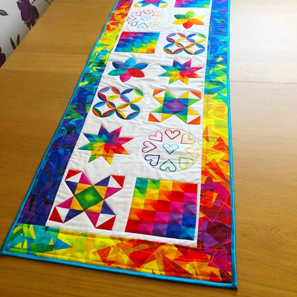 Quilted Table Runner - Etsy UK