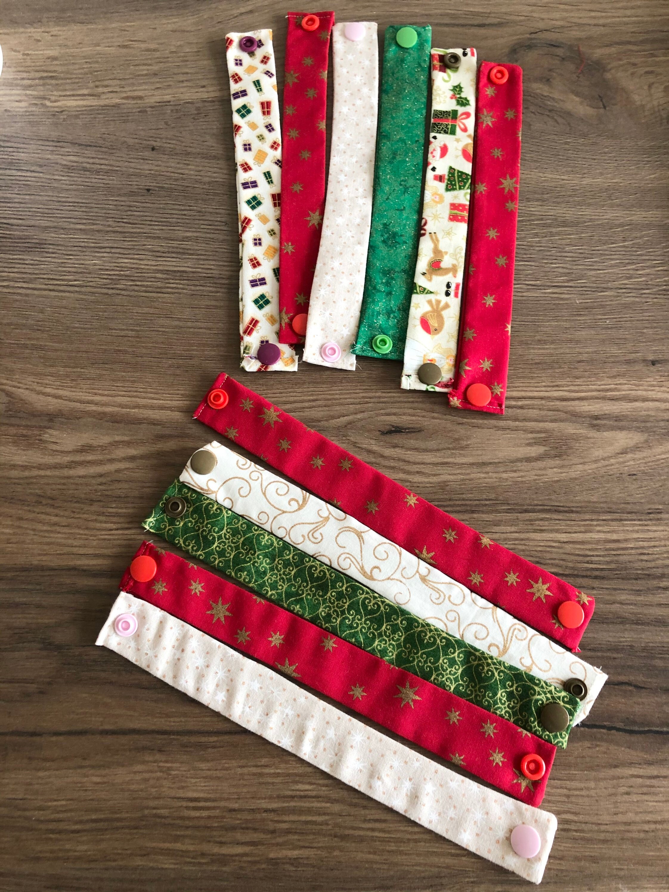 24 Fabric 'paper' Chains Christmas Decoration for Kids - Etsy UK