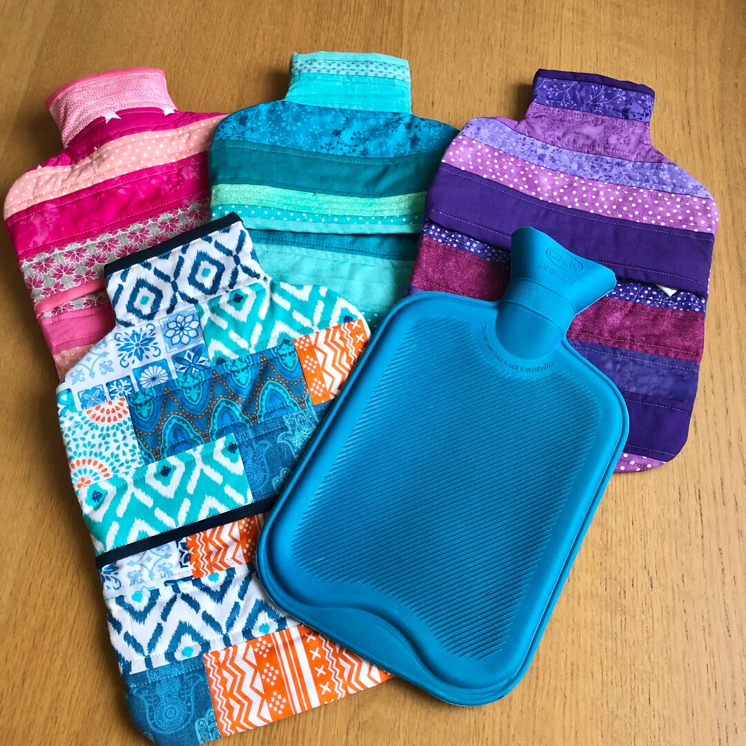 Hot Water Bottle Patchwork Cover - Etsy