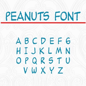 Snoopy Font - Etsy