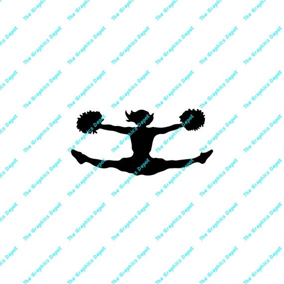 Digital Download Cheerleader Cheer Dance DXF PDF SVG - Etsy