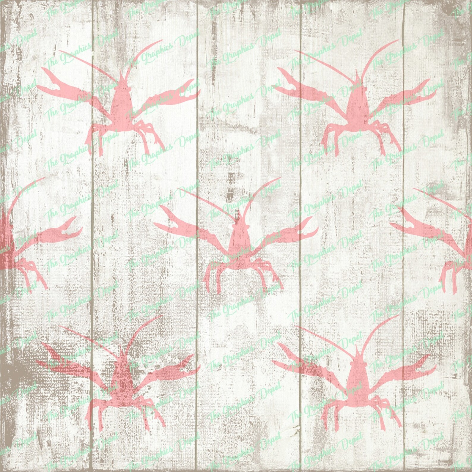 Crawfish Digital Paper Louisiana Crawfish Digital Paper - Etsy
