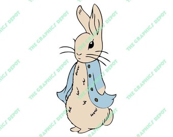 Peter the Rabbit Svg - Etsy UK