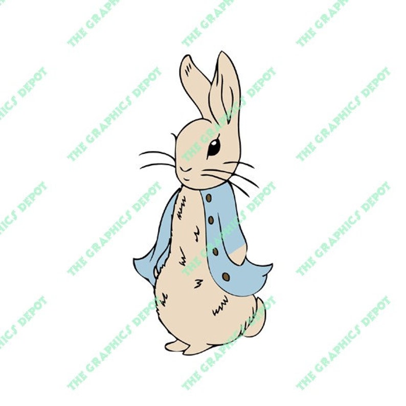 Peter Rabbit SVG File DXF File EPS File Png File - Etsy