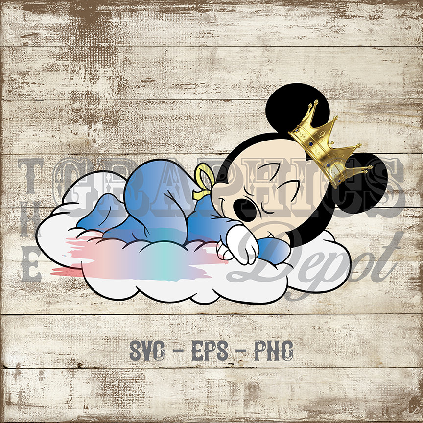 Baby Mickey Mouse Sleeping