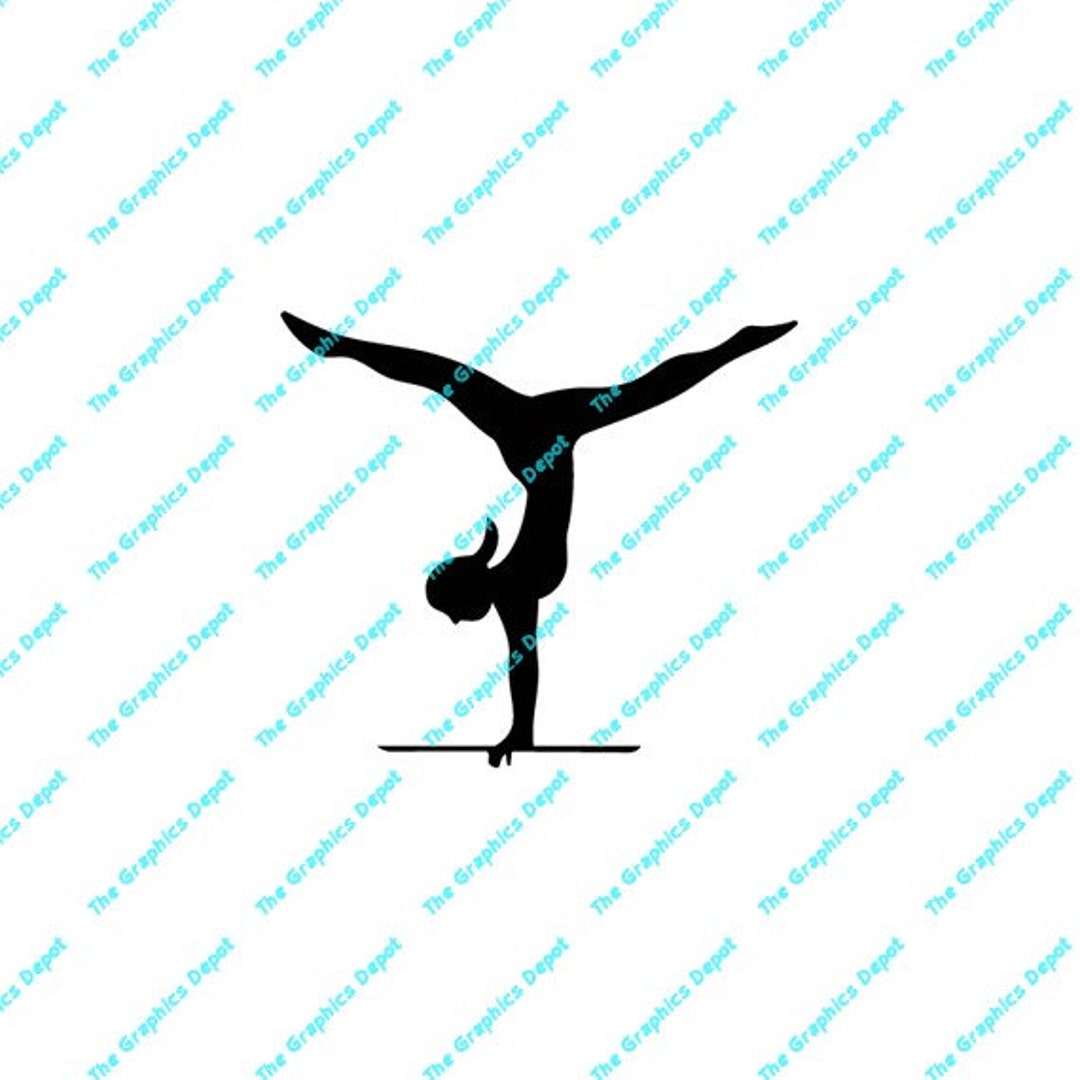 Digital Download Gymnastics Dance Cheer DXF PDF SVG - Etsy