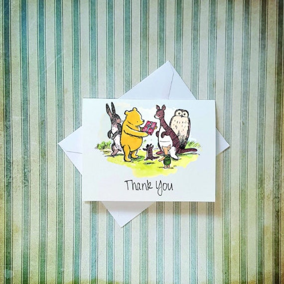 Winnie The Pooh Note Cards