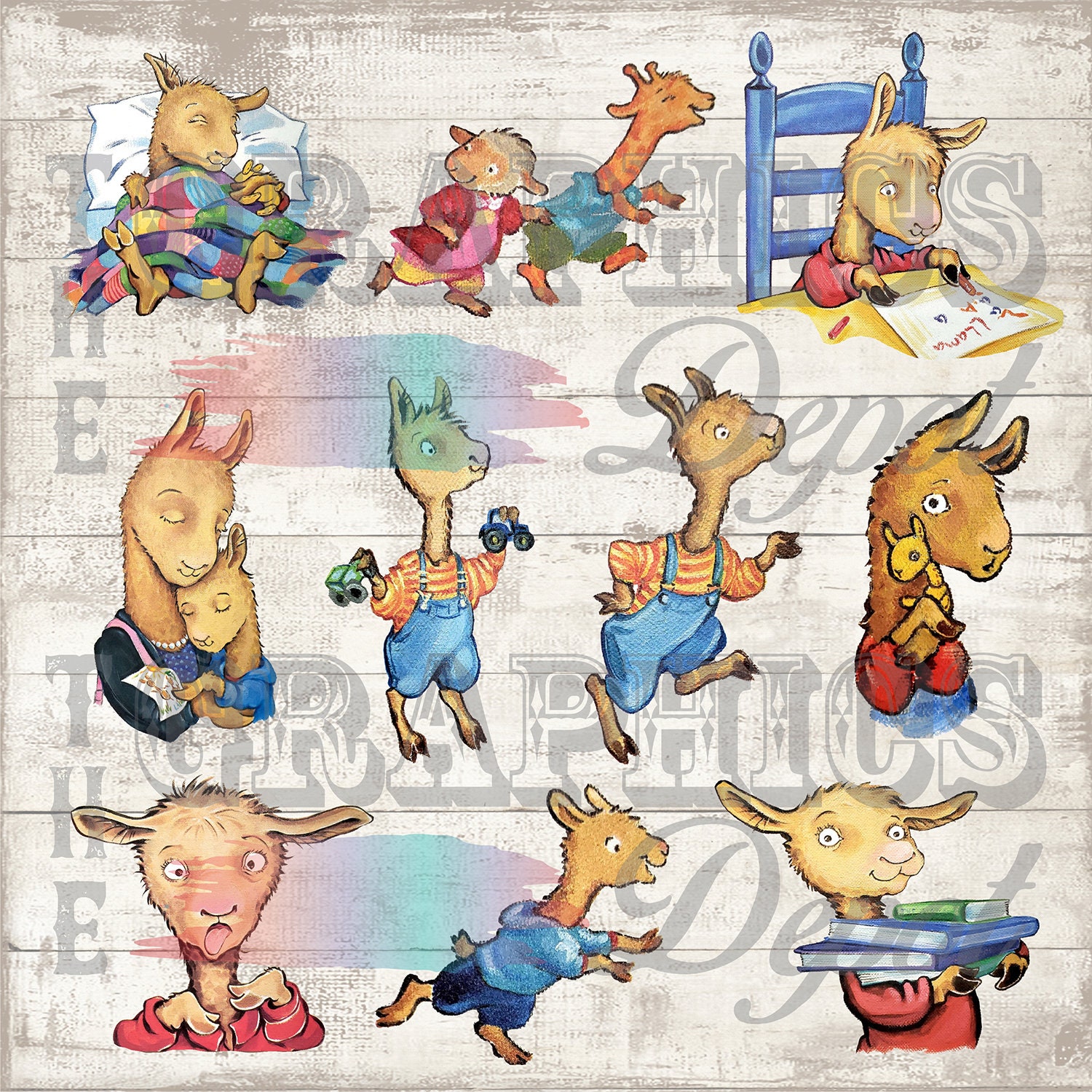 Worksheet The Bully Goat And Llama Llama