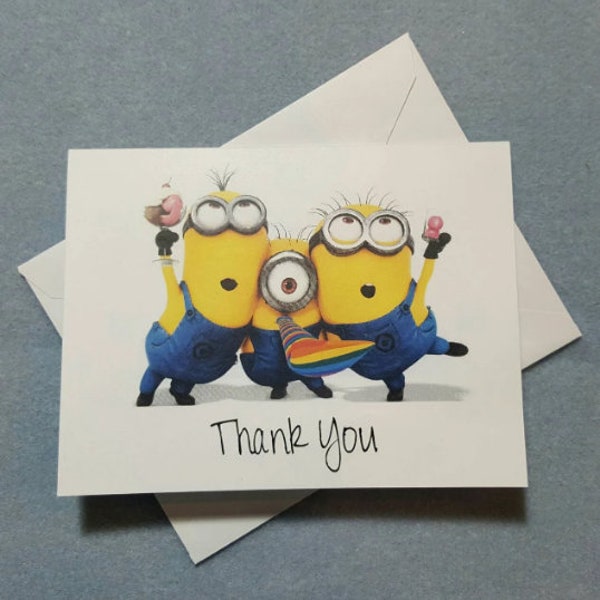 Minions Thank You - Etsy