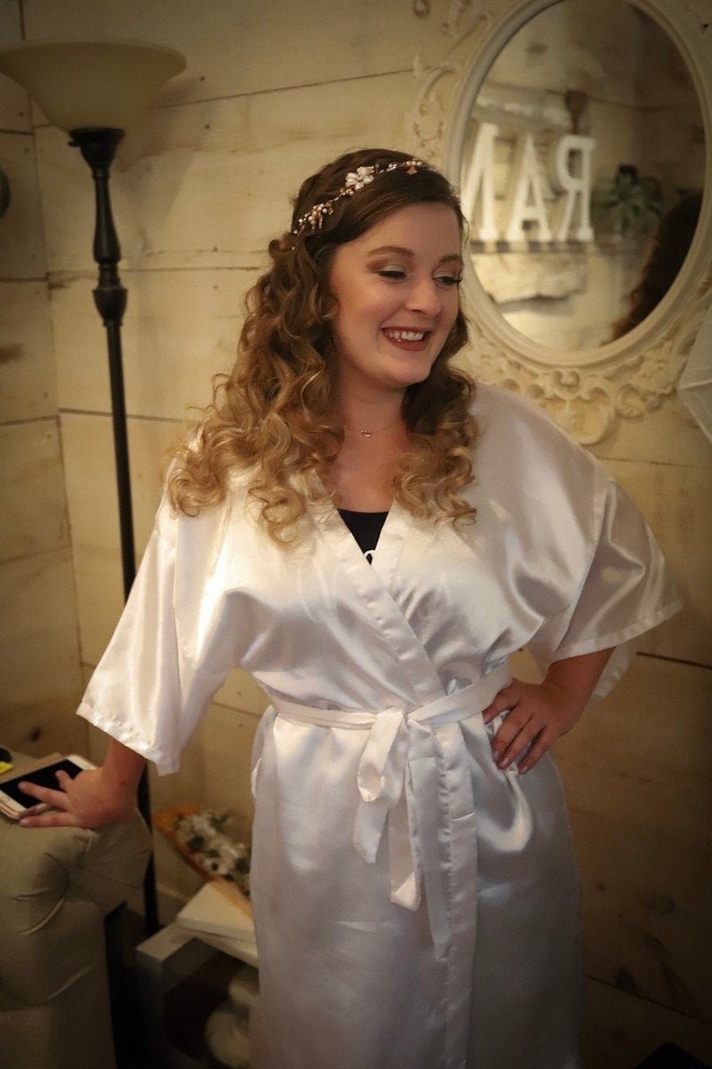 Silk Bridesmaid Robes / Bridesmaid robes / Bridesmaid Robe / | Etsy